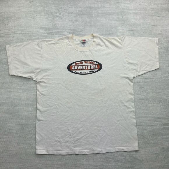 Fruit of the Loom | Shirts | Vintage Buck Wilder Adventures Shirt Mens ...